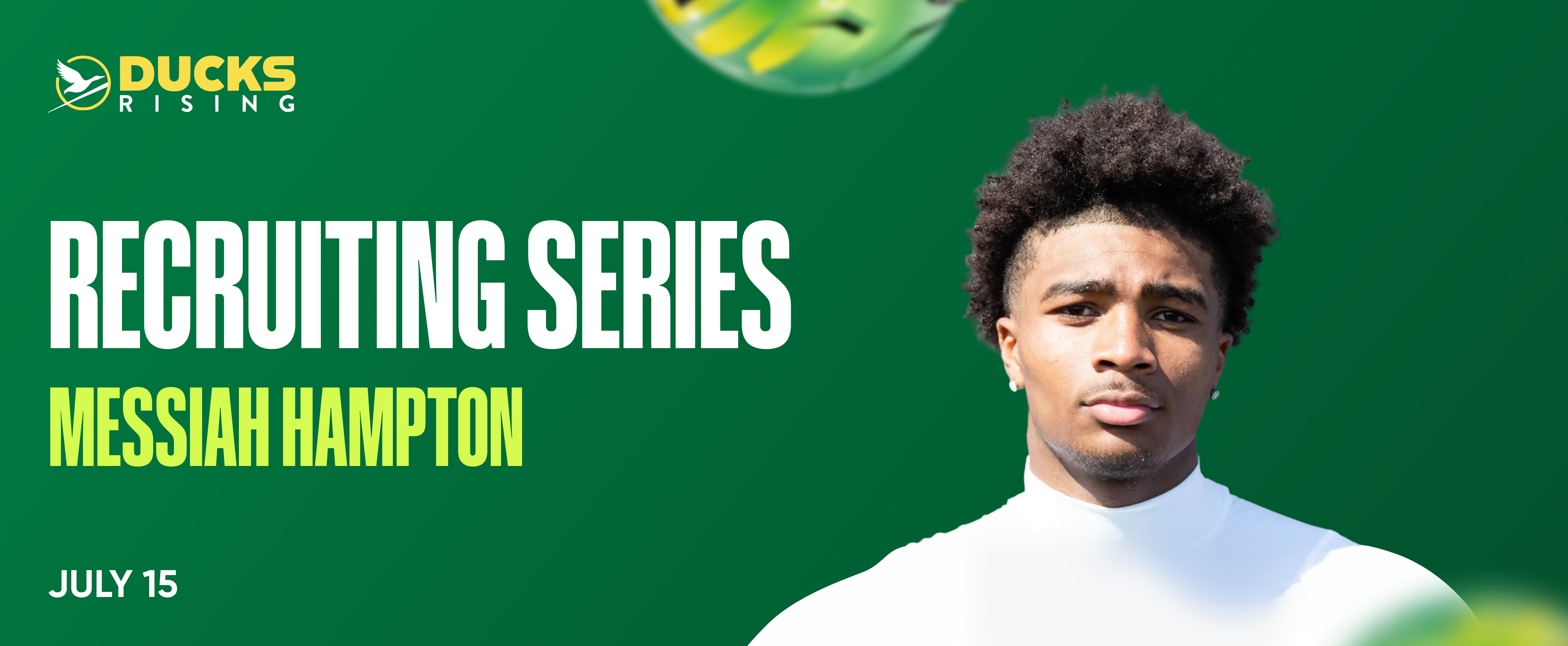 2026 4-Star WR Commit Messiah Hampton Interview | Ducks Rising