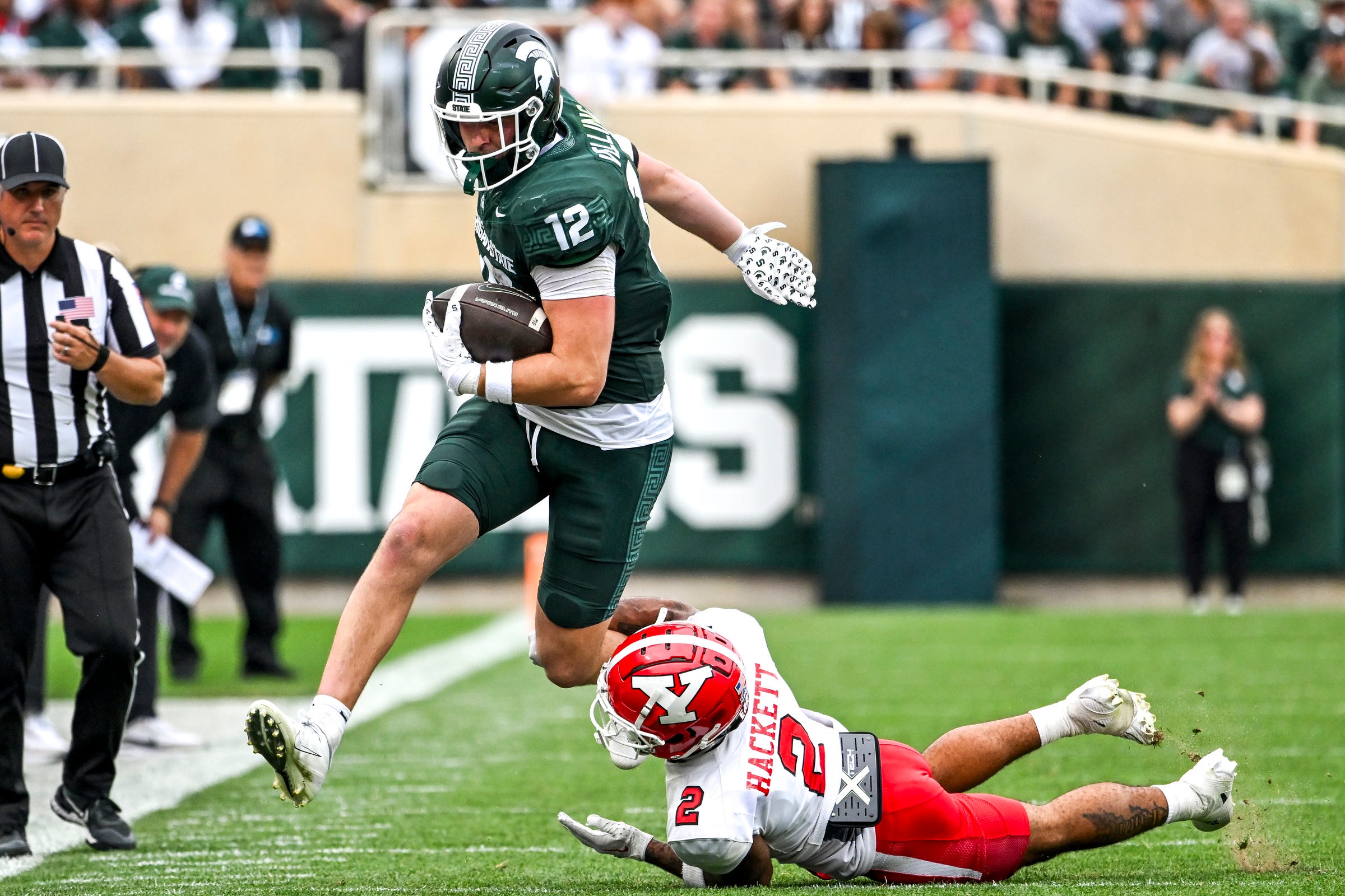 Michigan State tight end Jack Velling prepares for final game at ...