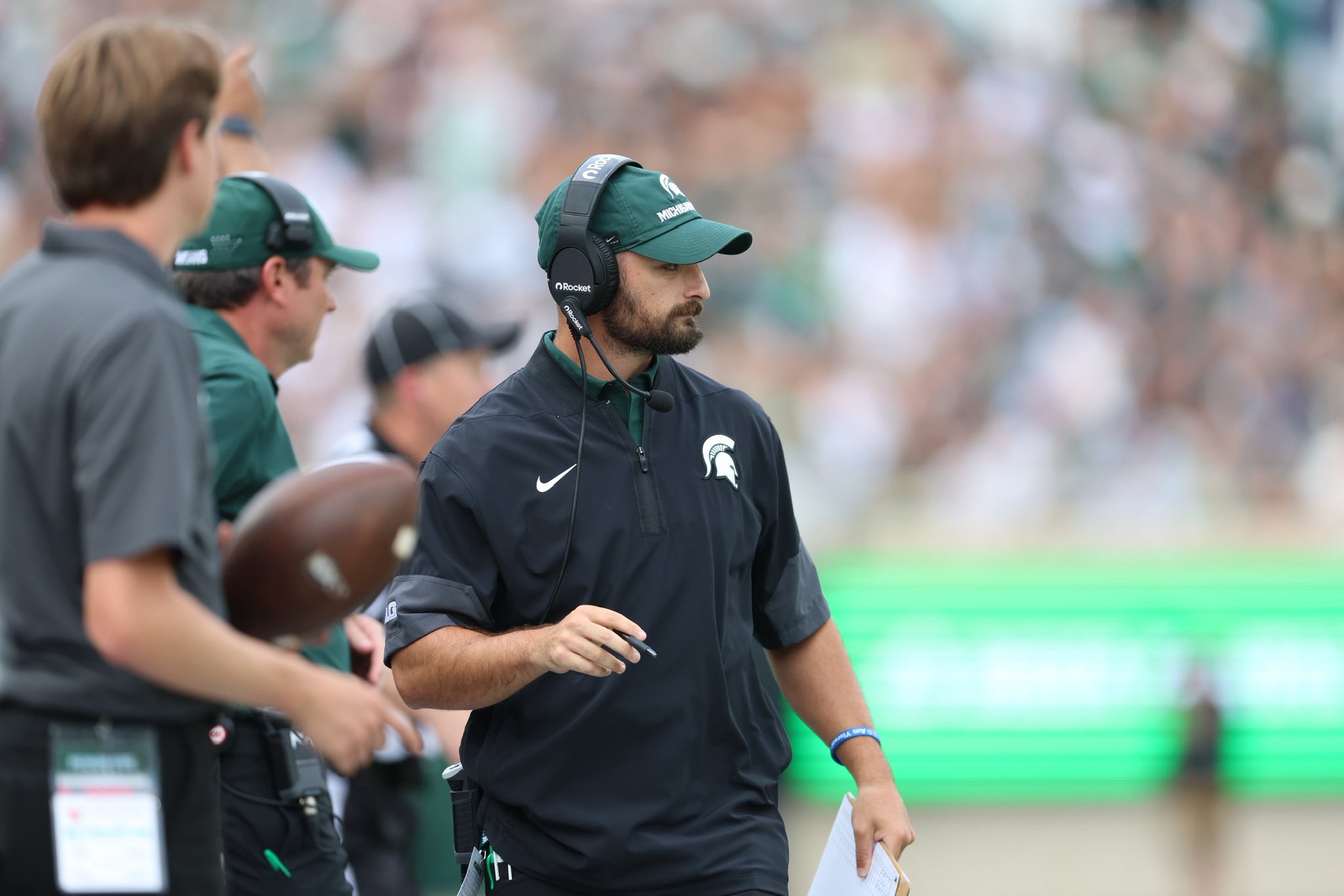 Michigan State promotes Andrew Bindelglass to rush ends coach ...